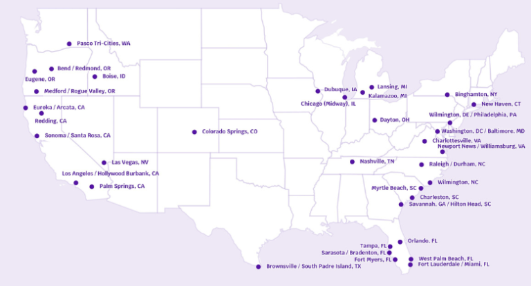 Avelo planning over 50 US routes in summer spread across almost 40 ...