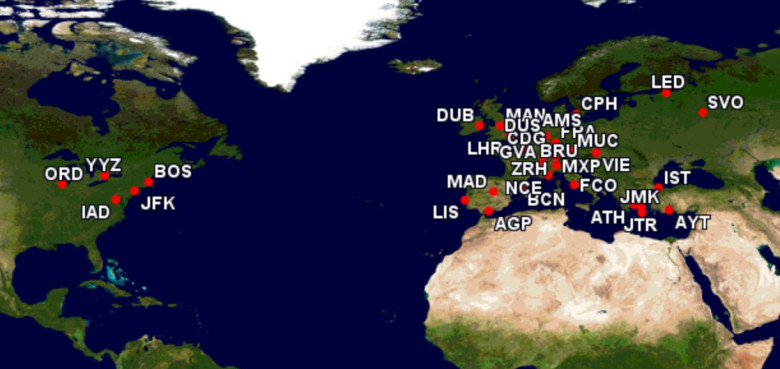 Etihad begins Boston; the carrier’s North American & European network ...