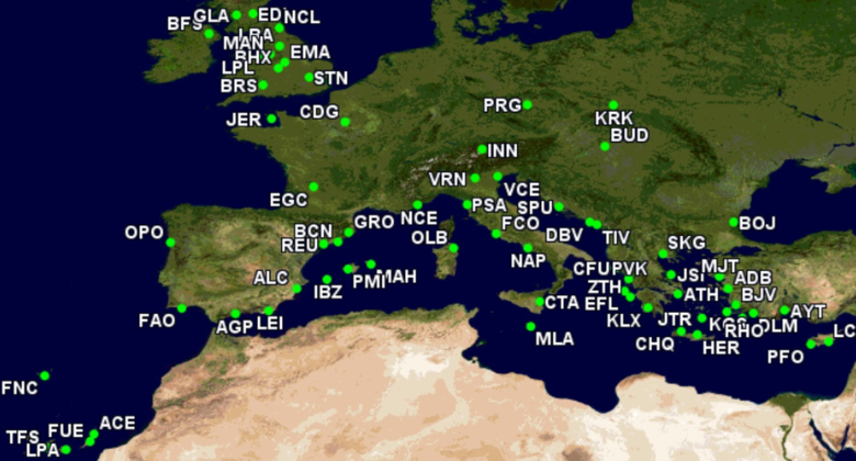 Jet2 will serve 67 airports in August; flights up by 12% versus 2023 ...