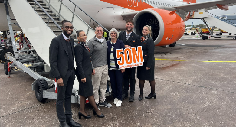 easyJet celebrates 50 million Manchester passengers; it is now its 4th ...
